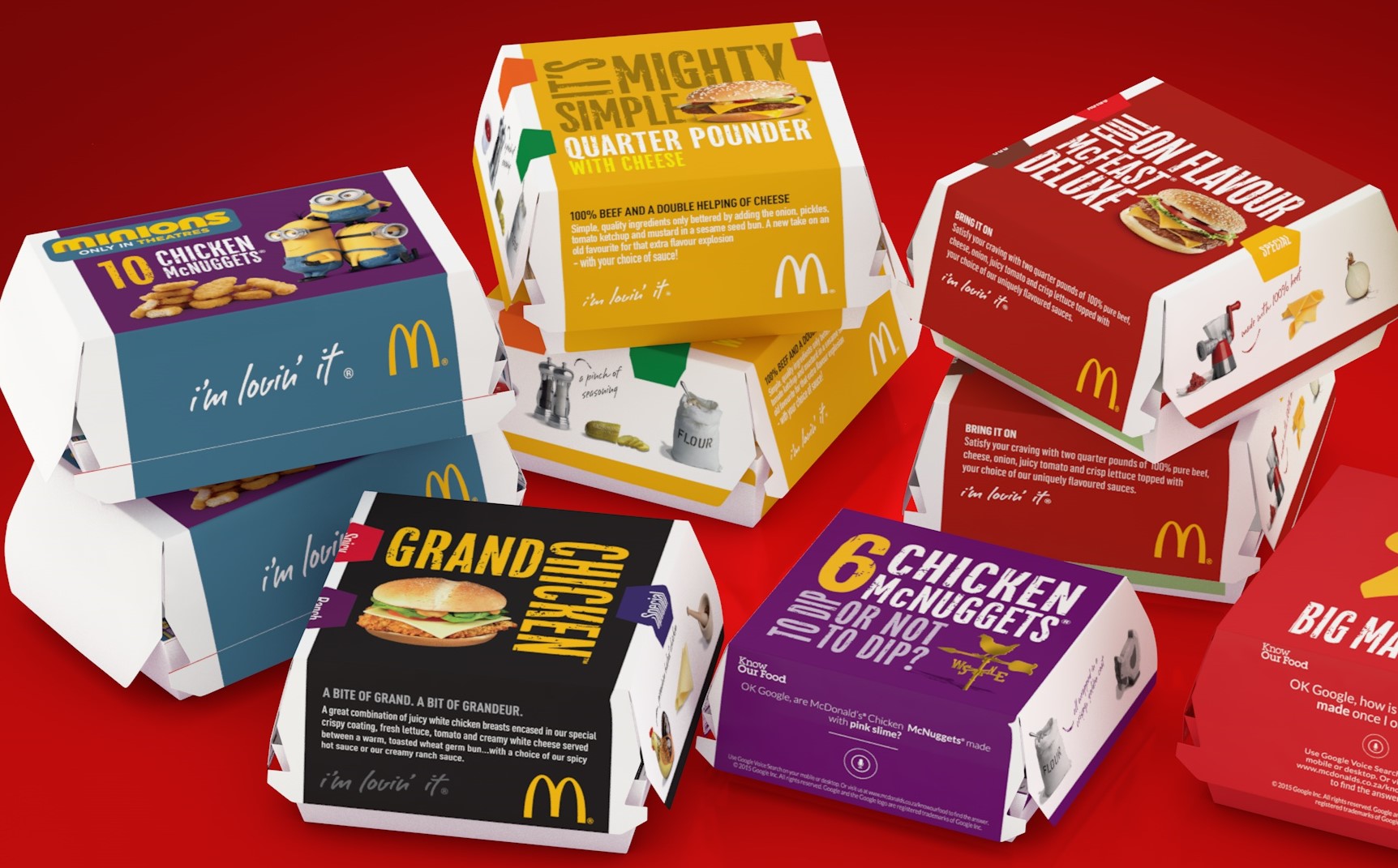 McDonalds Packaging Design Berge Farrell Design Agency